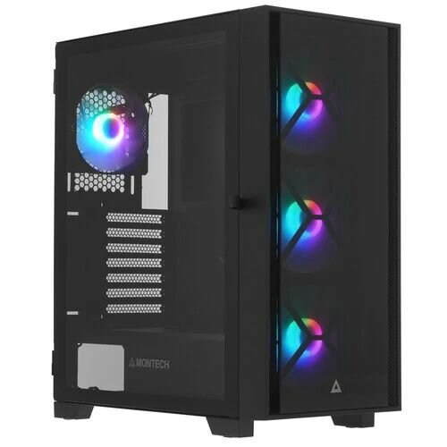 Компьютерный корпус MONTECH AIR 1000 PREMIUM (AIR 1000 PREMIUM (B)) черный - Midi Tower, ATX, USB 2.0 Type-A, USB 3.2 Gen 1 Type-A, USB 3.2 Gen 1 Type-C