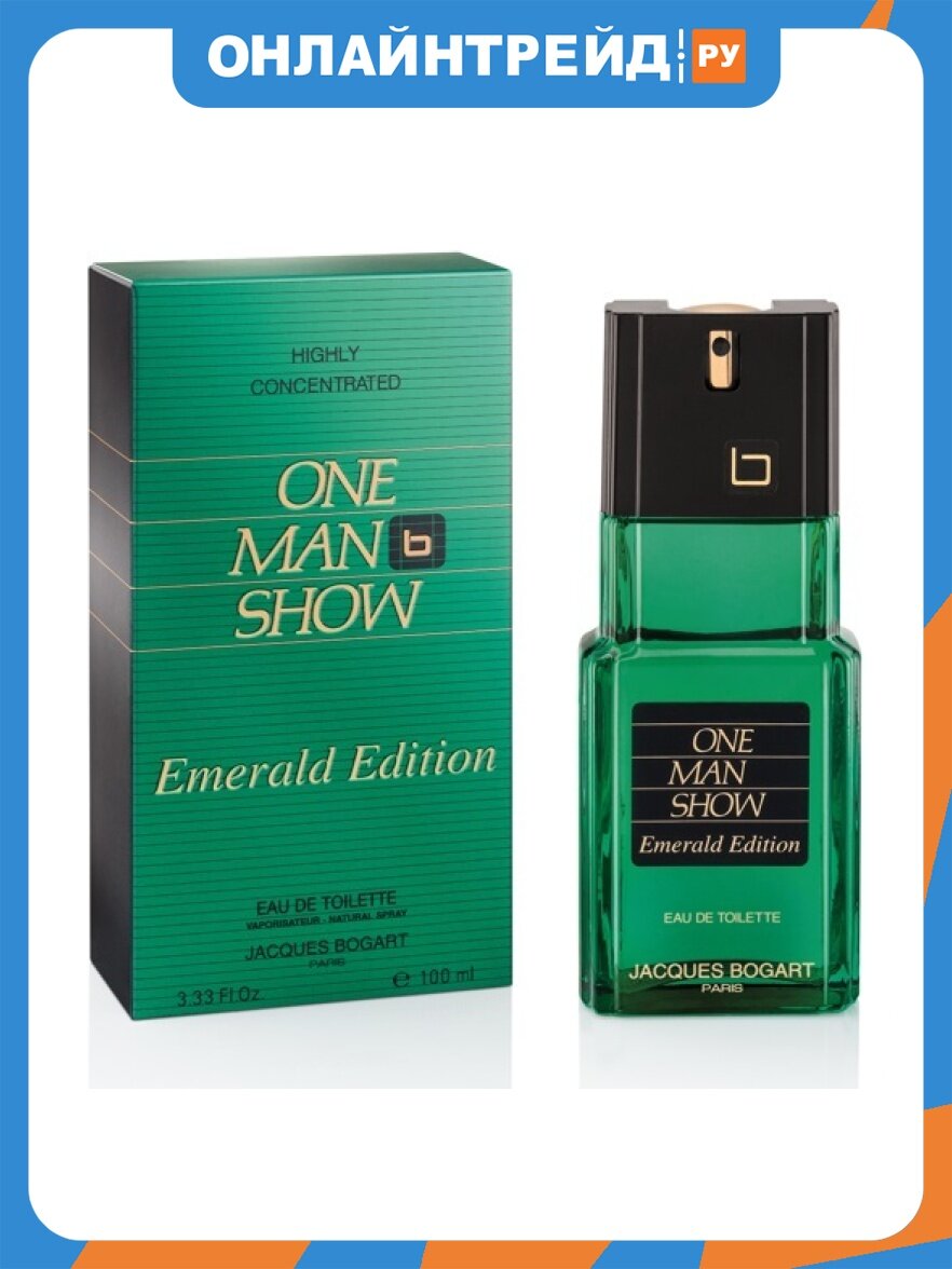 Мужская туалетная вода Bogart One Man Show Emerald Edition 100 мл