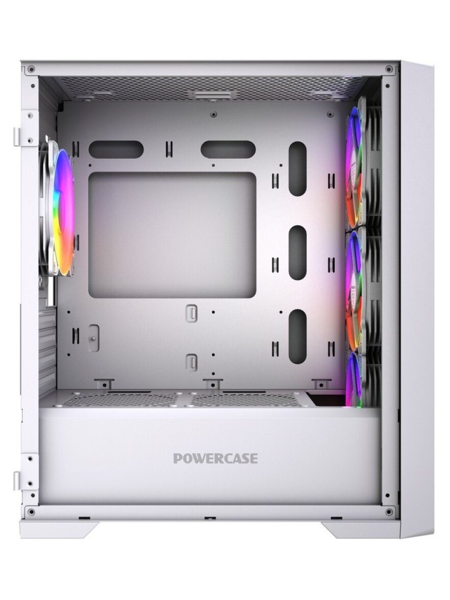 Корпус Powercase ByteFlow Micro White LE, белый (CAMBFW-A4-LE) — фото 1