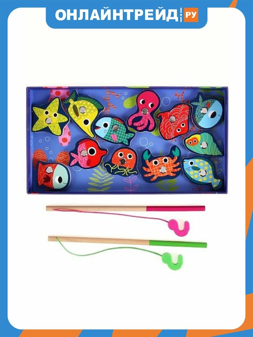 Игра-рыбалка Djeco Цветная рыбалка