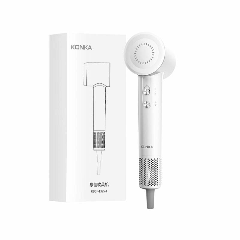 Фен для волос унисекс KONKA KDCF 1325, Smart Constant Temperature Regulating