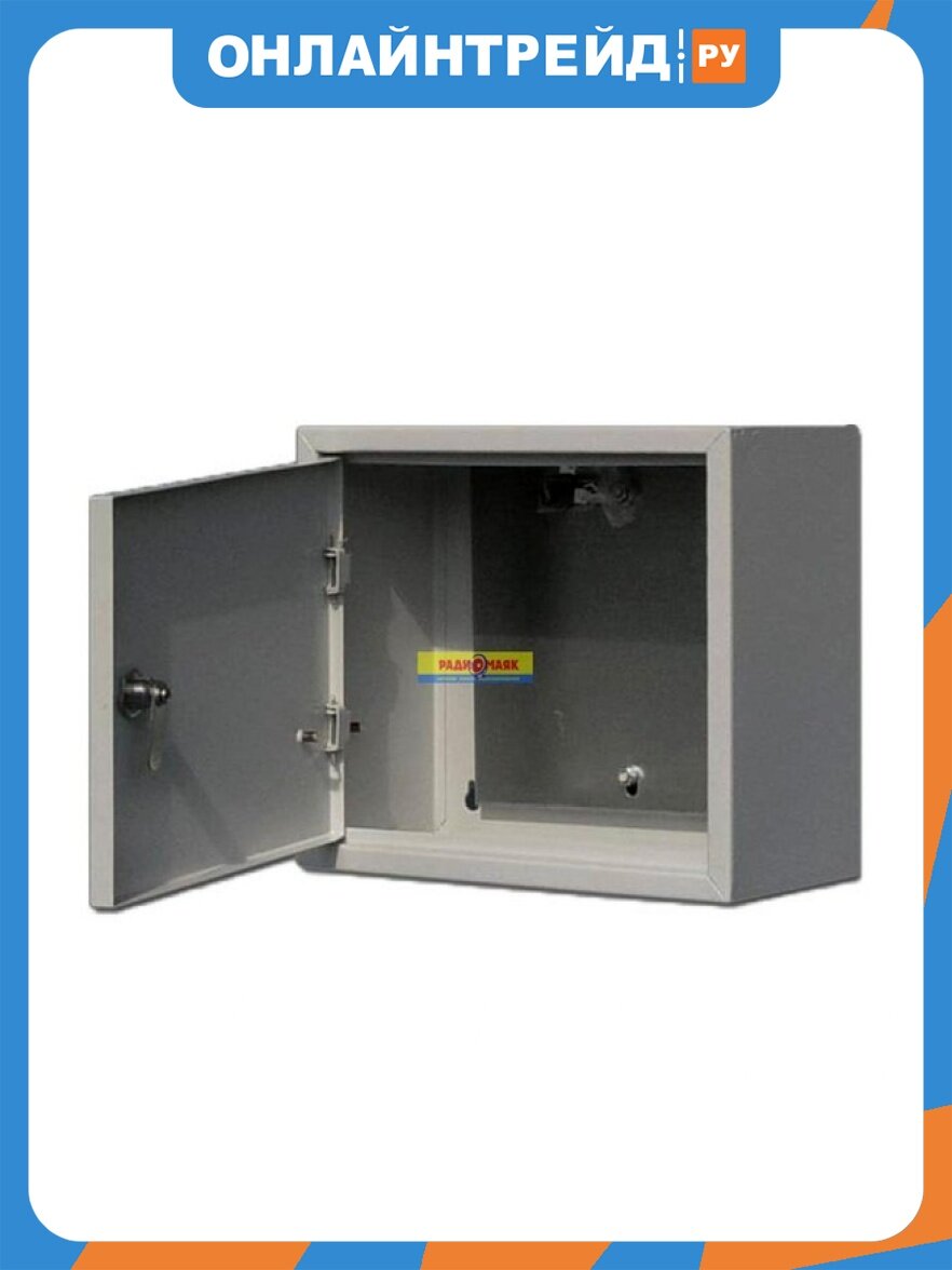 Корпус металлический Dekraft 400x300x155 IP31, с монтаж. панелью, 30544DEK, (металлический)