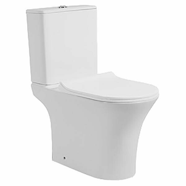 Унитаз-компакт CeramaLux 1217-P с бачком и сиденьем Микролифт
