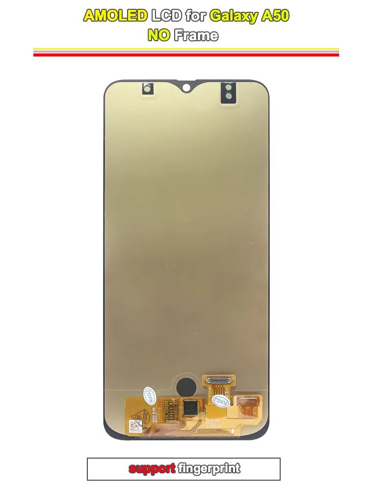 Проверенный ЖК-дисплей для Samsung Galaxy A50: сенсорный экран в сборе с рамкой для OLED no Frame