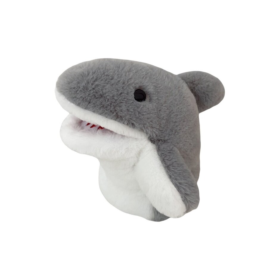 Плюшевая игрушка унисекс KUMAOYA Жадная маленькая акула, 22CM EU, Shark Hand Puppet