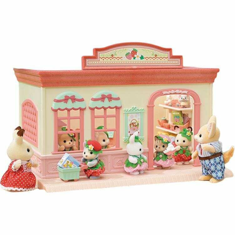Игровой набор унисекс Sylvanian Families Strawberry Sweet Kindergarten