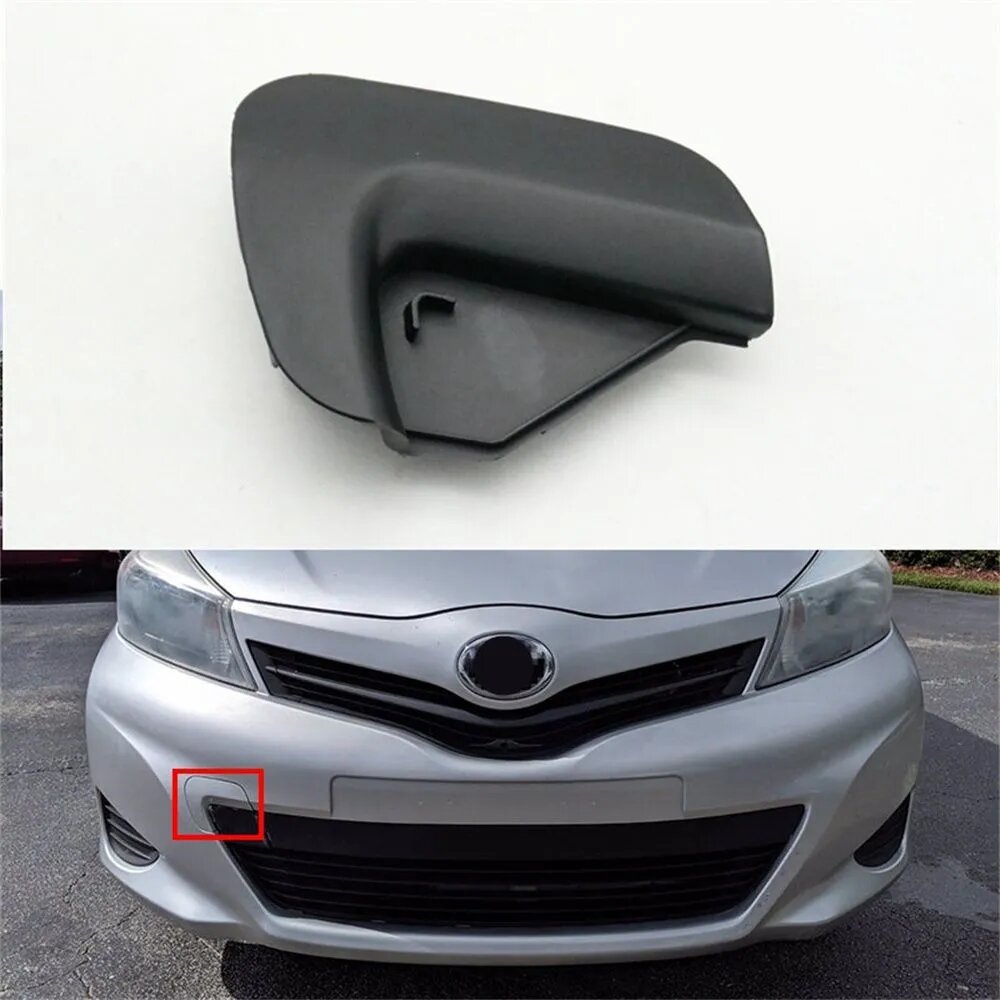 1шт Черный Буксировочный Колпачок Переднего Бампера Для Toyota Yaris 2012 2013 2014 52127-52931