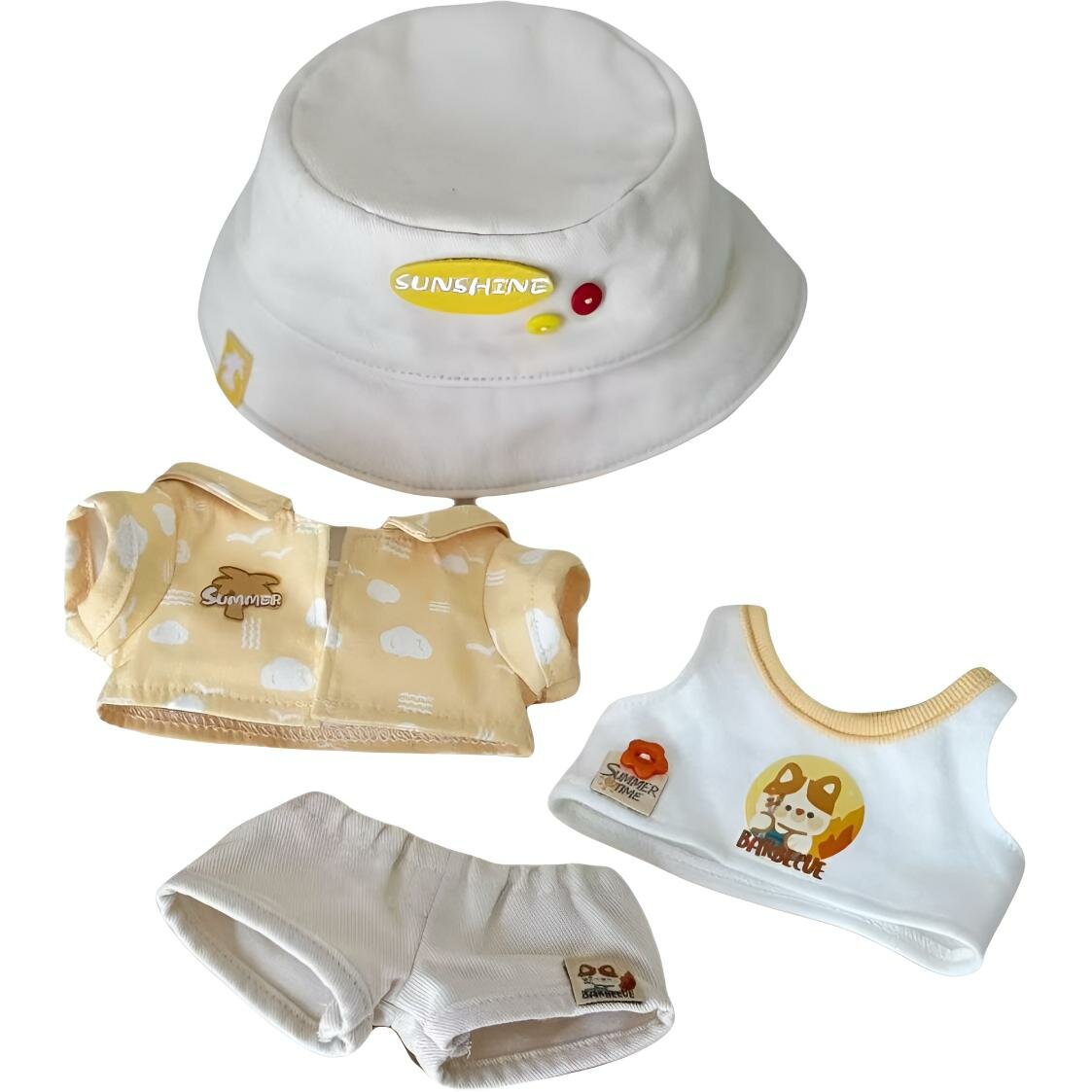 Набор одежды для кук QIQI Кокосовый остров, Bucket Hat Kitten