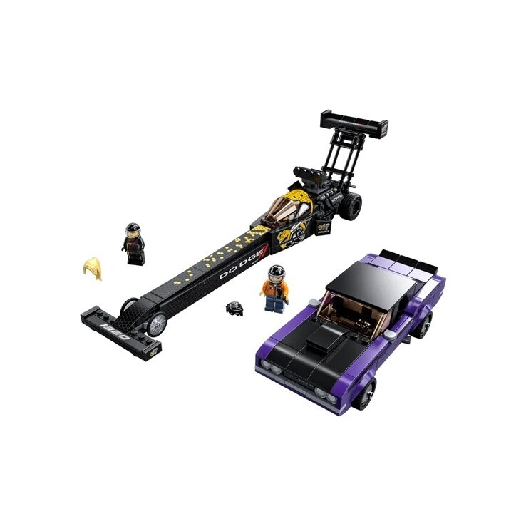 LEGO Super Racing Collection Dodge Mopar SRT Топ-Фуел Драгстер и 1970 Пластиковые конструкторы 627 шт. 76904