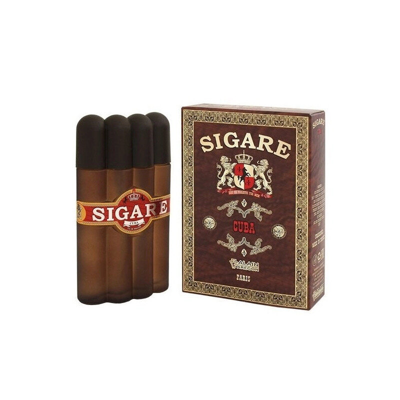 Туалетная вода для мужчин Alain Aregon Cuba Cigar 90 мл / Духи Алайн Арегон Куба Сигар / Кубинская сигара
