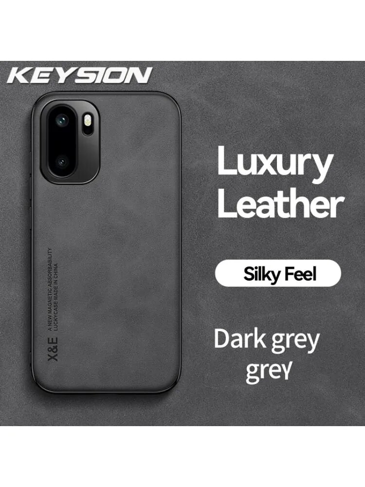 KEYSION Роскошный ретро-чехол для телефона из искусственной кожи для OnePlus 15R, мягкий силиконовый чехол с противоударной задней панелью из поликарбоната для OnePlus 1+ Ace 6 6T