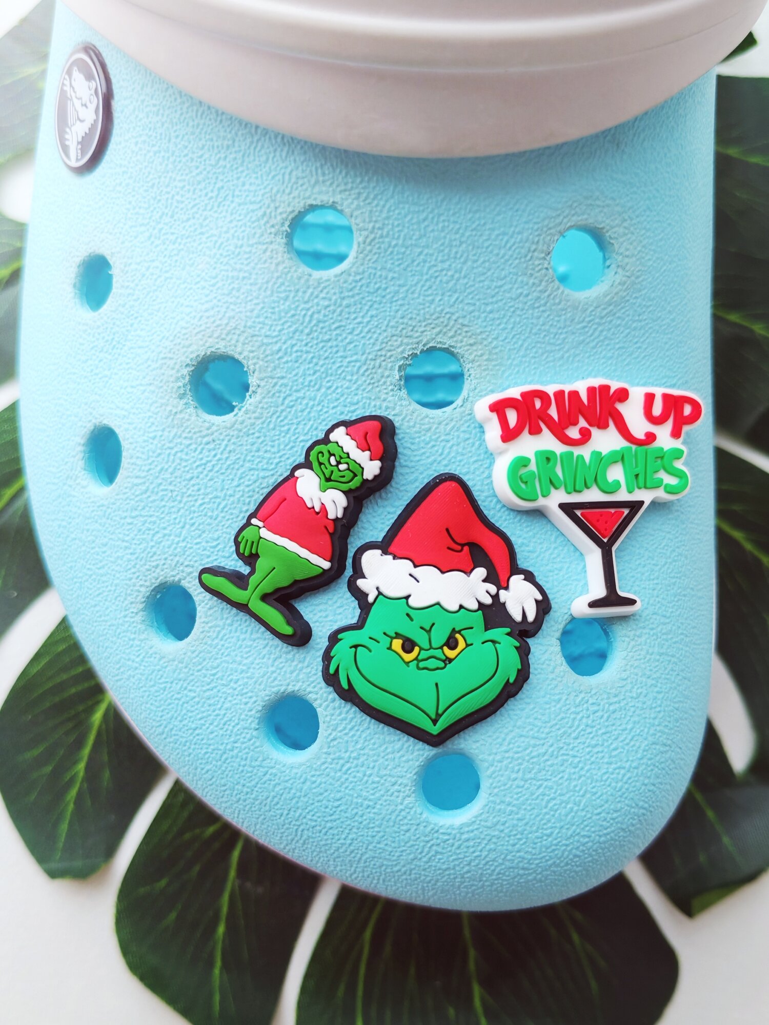 Джибитсы на Crocs Гринч Grinch