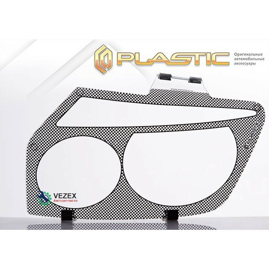 CA PLASTIC 2010020504127 защита фар (шелкография черная) toyota caldina 2000-2002 t215