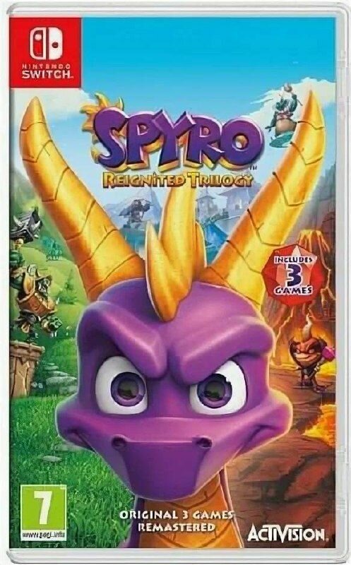 Игра Spyro Reignited Trilogy (Nintendo Switch, Английская версия)