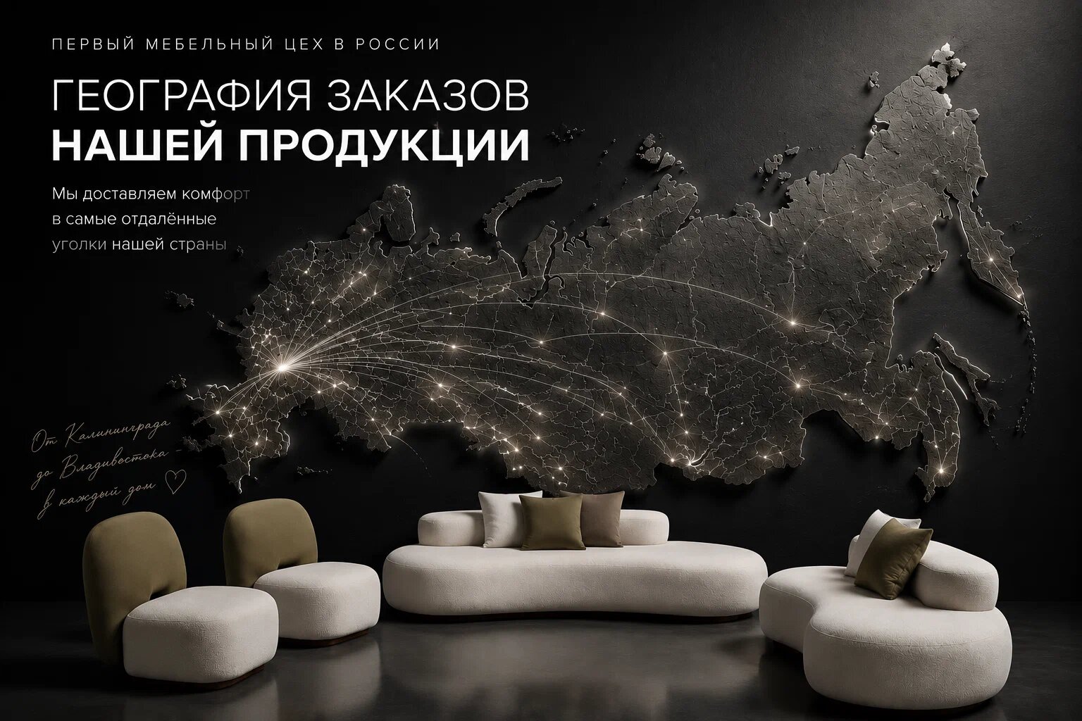 LAMB COMFORT 140см: элегантная банкетка‑пуф  —  лаконичный акцент и комфорт в каждой детали — фото 1