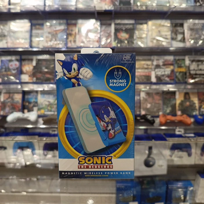 Внешний аккумулятор OTL Sonic The Hedgehog Power Bank 5000 mAH (Type C/Wireless)(SPC)