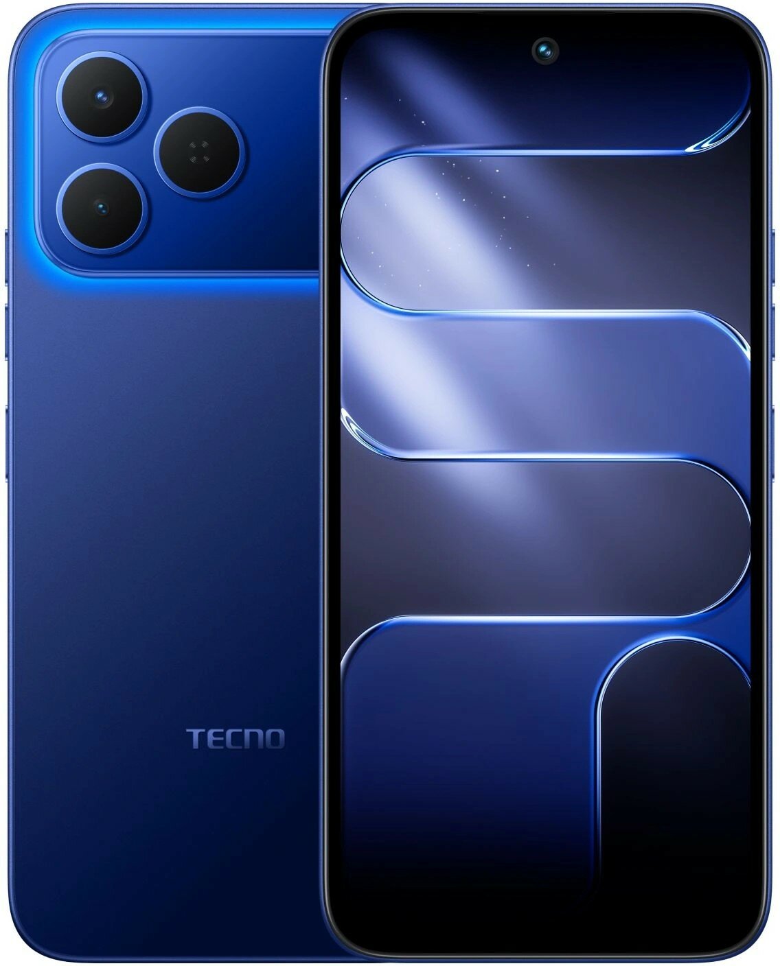 6.67" Смартфон TECNO Spark 50 4/128Gb, NFC, IPS, 120Гц, 7000мAч, синий