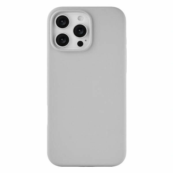 Чехол uBear Touch Mag Case iPhone 16 Pro Max софт-тач светло-серый