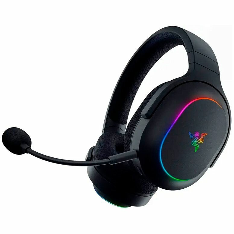 Гарнитура Razer Barracuda X Chroma чёрный, беспроводная, радиоканал, до 70 ч, съёмный микрофон, подсветка