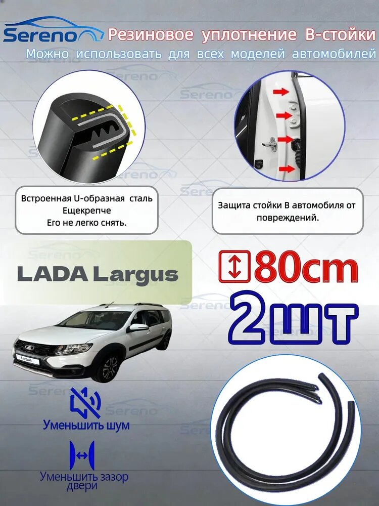 Уплотнитель автомобильный арт. Sereno-LADA-Largus