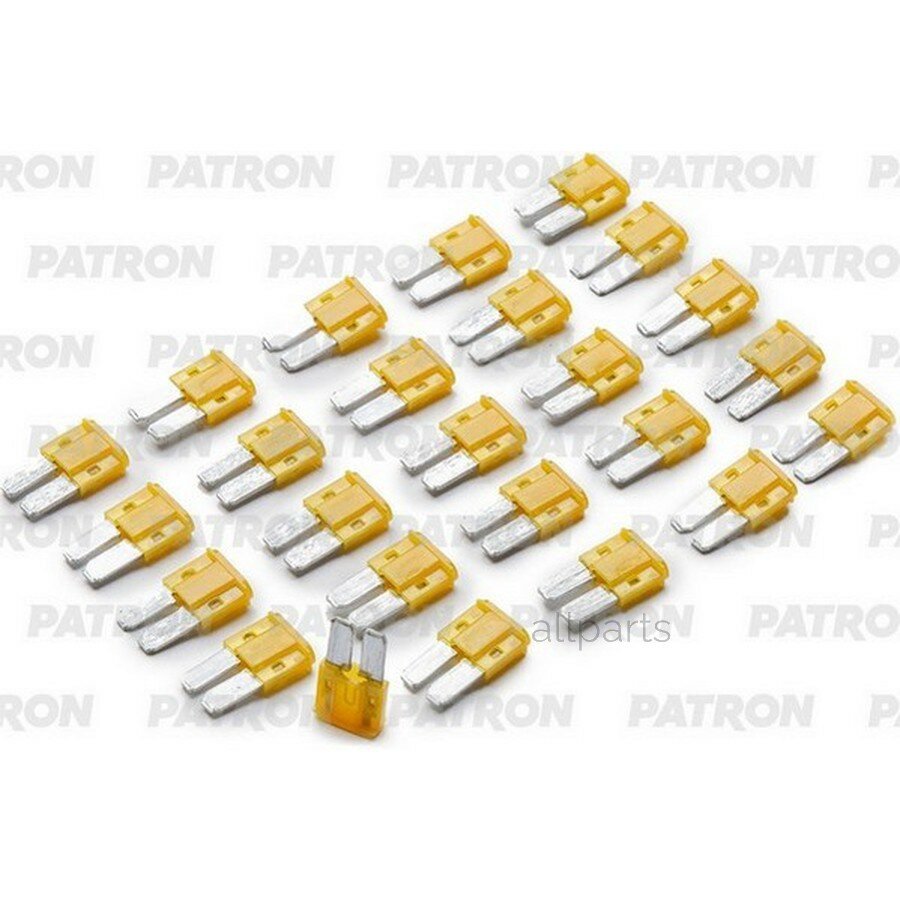 PATRON PFS053 Предохранитель пласт. коробка 25шт MICRO2 Fuse 5A бежевый