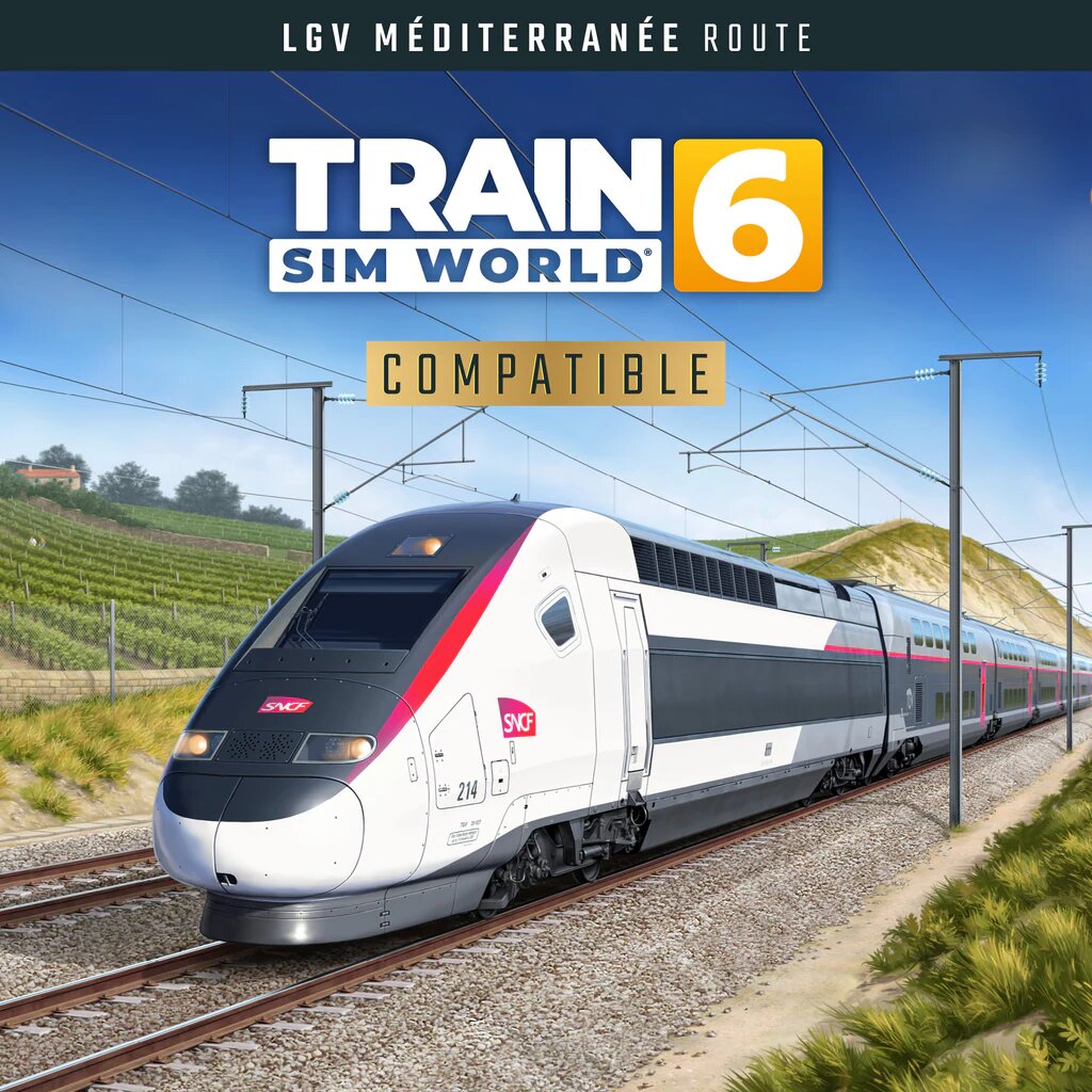 Дополнение Train Sim World 6: LGV Méditerranée: Marseille - Avignon, цифровое издание PlayStation 4 и PlayStation 5, регион Турция / код пополнения баланса