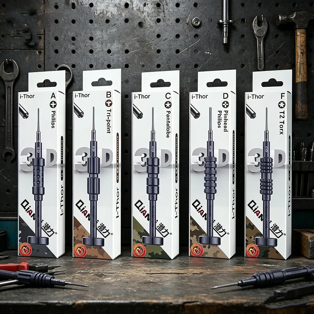 Набор прецизионных 3D-отверток QianLi ToolPlus iThor для ремонта iPhone Type B — фото 1