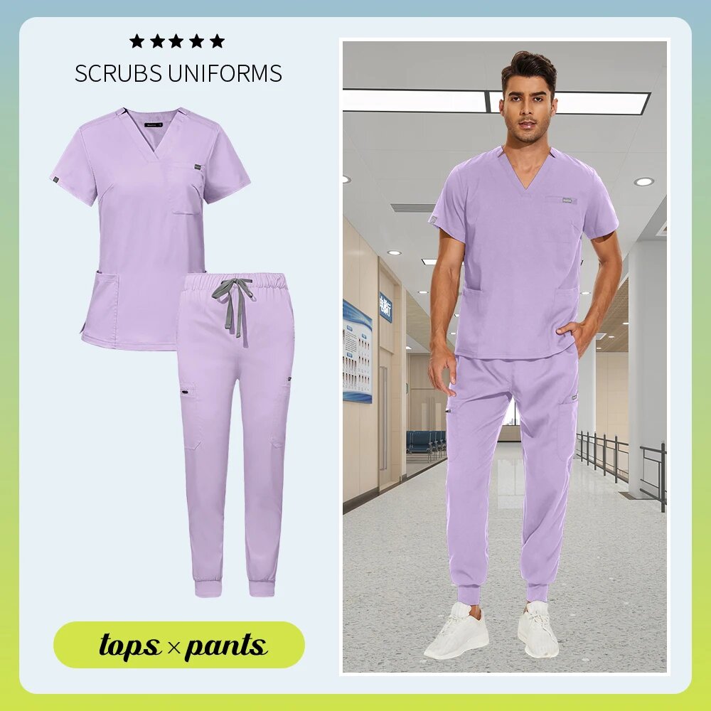 Комплект с scrubs унисекс, фиолетовый
