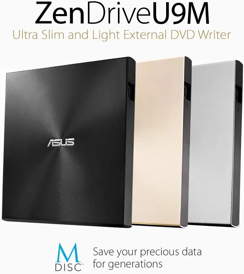 Внешний оптический привод ASUS сжигает оптический привод, совместимый с системой Apple/SDRW-08U9M