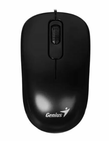 Мышь Wired optical mouse Genius DX-110, USB,1000 DPI, 3 buttons, cable 1.5m, both hands, BLACK