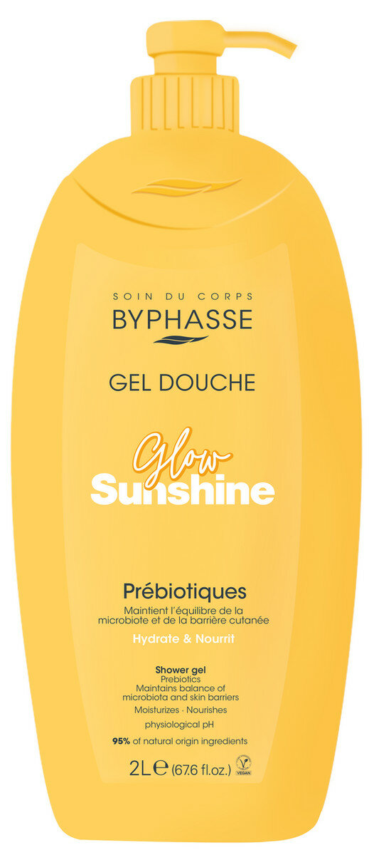 Гель для душа Byphasse Glow Shine, 2л, (1 шт)