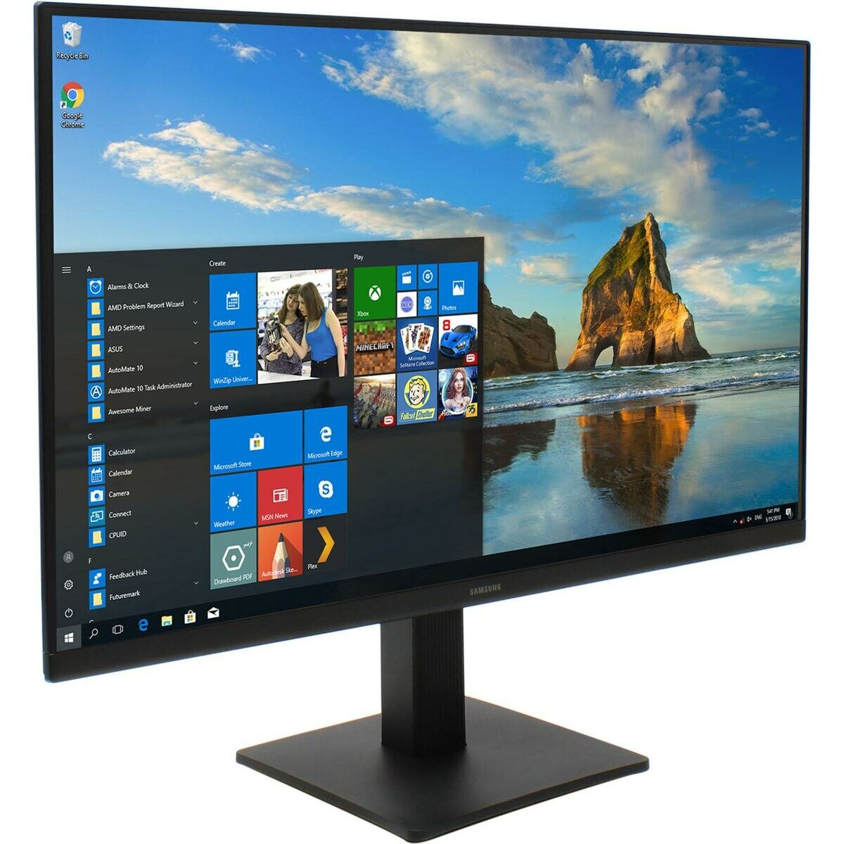 24" ЖК монитор Samsung S24F320GAI (LCD, 1920x1080, HDMI)