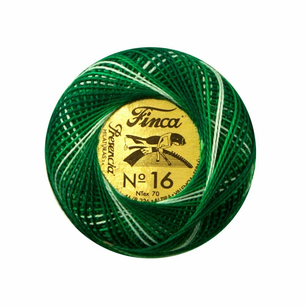 Мулине PRESENCIA HILATURAS "Finca Perle", Жемчужное, №6, мультколорный цвет 9840, 1 моток