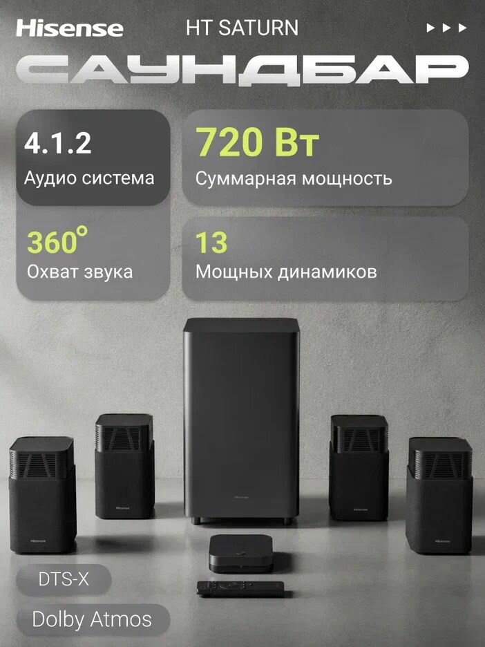 Саундбар Hisense HT SATURN