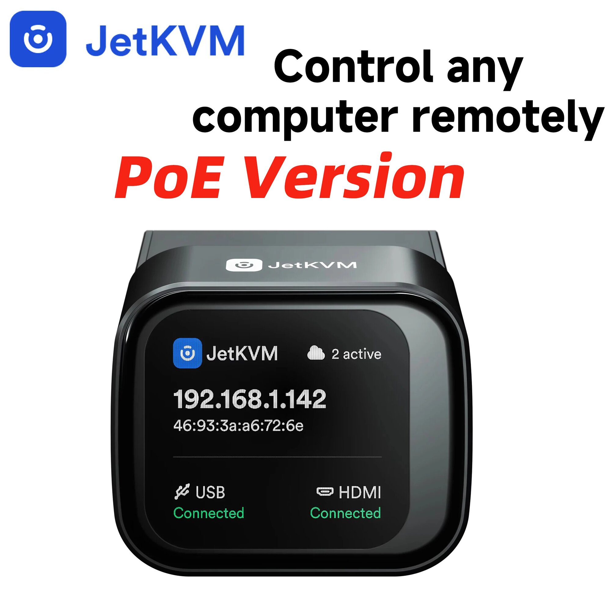 JetKVM IP-KVM TF PoE версия с открытым исходным кодом only ATX Ext Board — фото 1