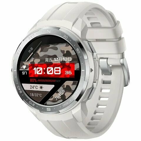 Honor Watch GS Pro, белые умные часы для мужчин