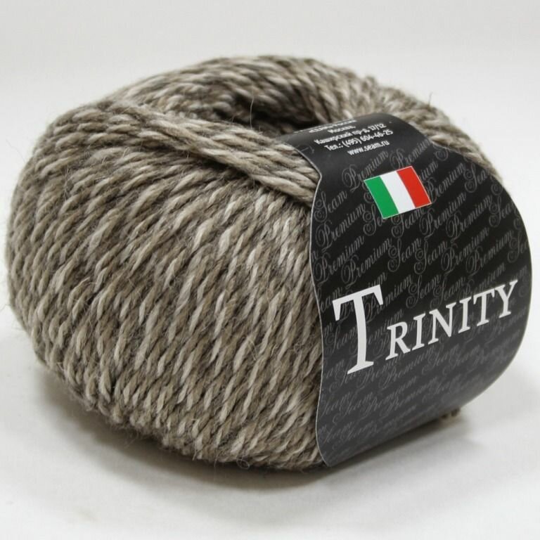 Тринити (88% шерсть superwash) 50гр*100м*2шт тауп №11