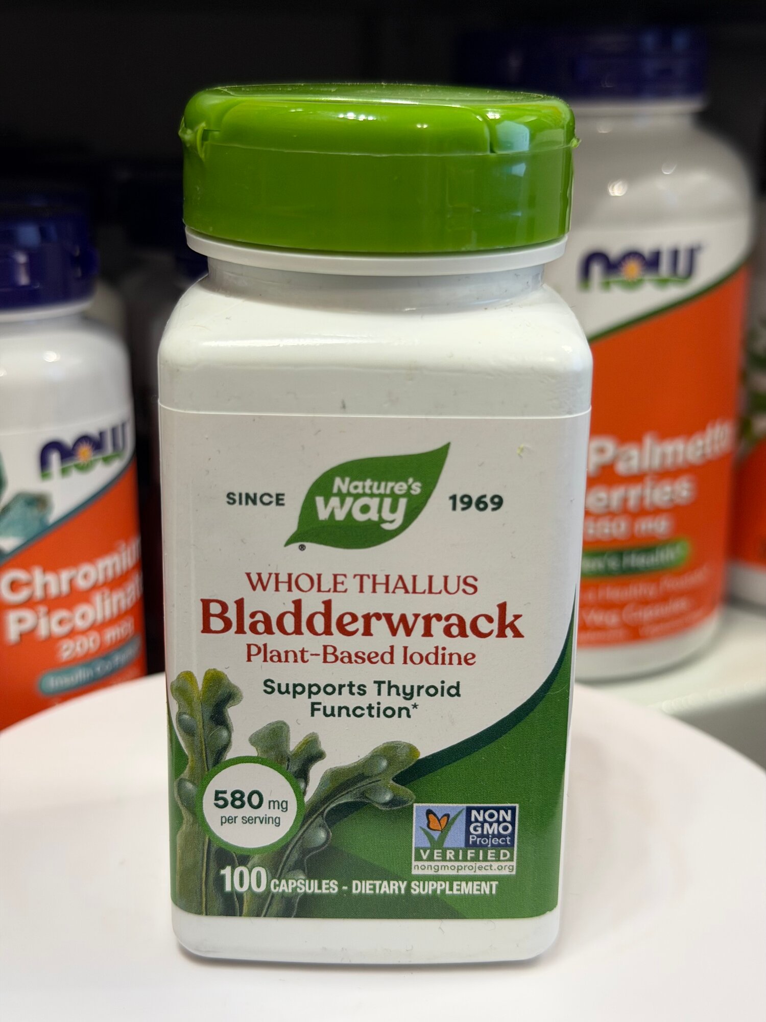 Nature’s Way Bladderwrack (Фукус пузырчатый) 580 мг, 100 капсул