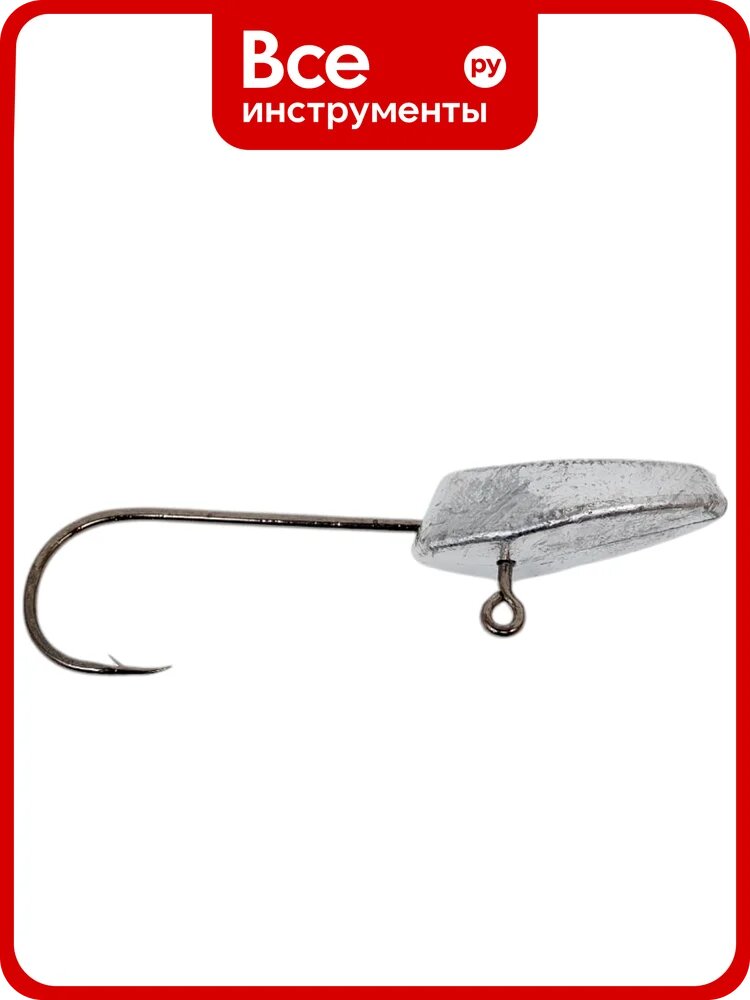 Джиг-головки LUCKY JOHN VERTICAL JIG, 5.2г, 3 шт. 8528-052, металлические с ушным креплением, одинарный крючок, бородка
