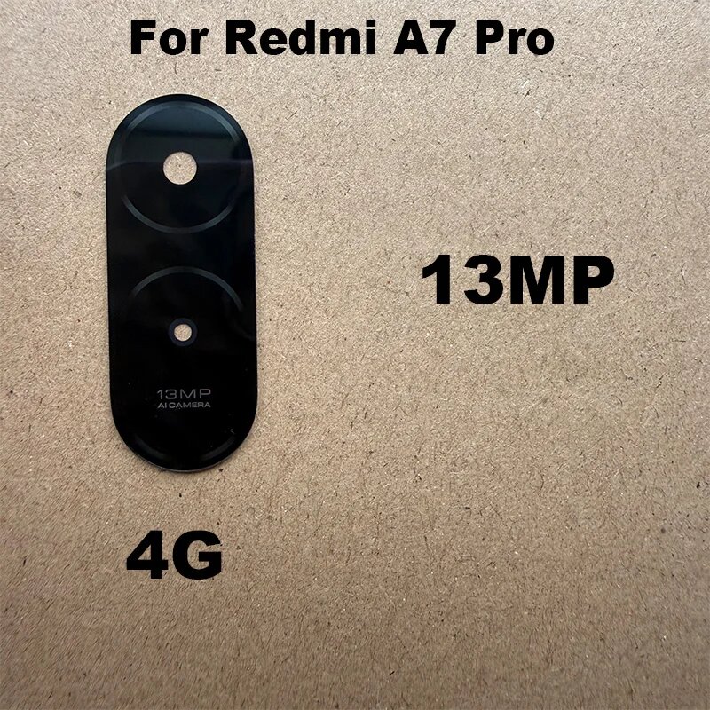 Новое стекло задней камеры для Xiaomi Redmi A7 Pro 4G 5G с клейкой лентой для замены 4G 13MP
