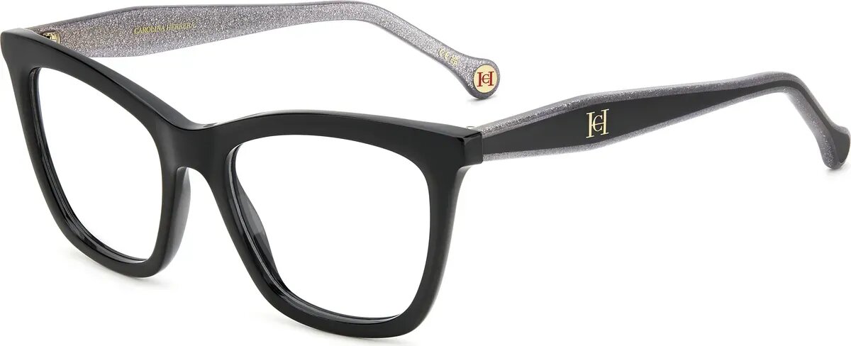 Оправа Carolina Herrera HER 0228 BSC, тип оправы ободковая, материал оправы ацетат, пол женские, форма оправы прямоугольная