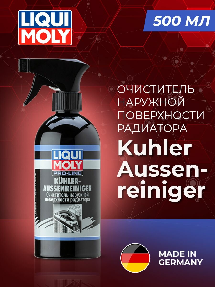 Очиститель наружной поверхности радиатора Liqui Moly "Kuhler Aussenreiniger", 500 мл радиатор снаружи очистка