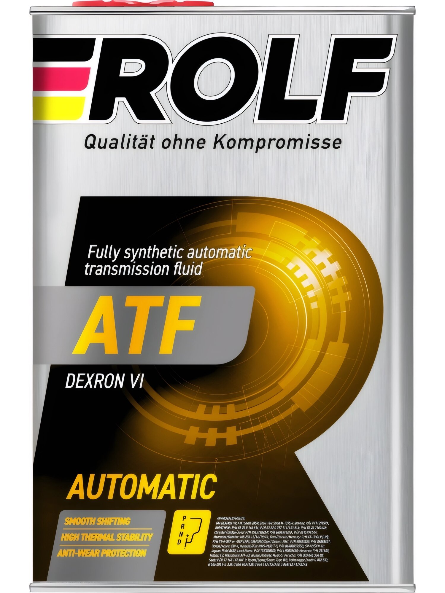 Масло трансмиссионное ROLF ATF Dexron VI (4л)