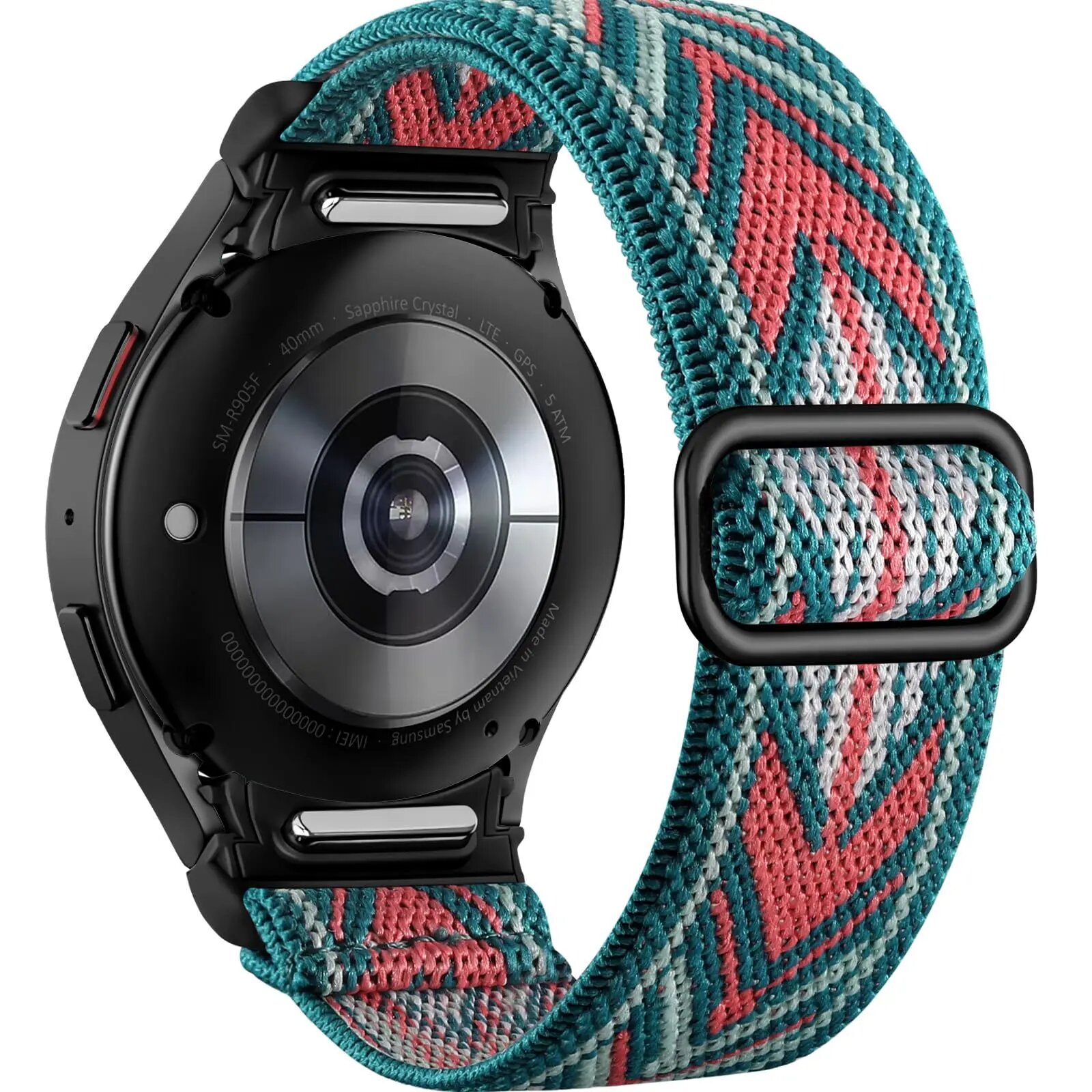 Ремешок для Samsung Galaxy Watch 7 6 5 4 nylon CAOWTAN Galaxy Watch 4 44mm, GrP