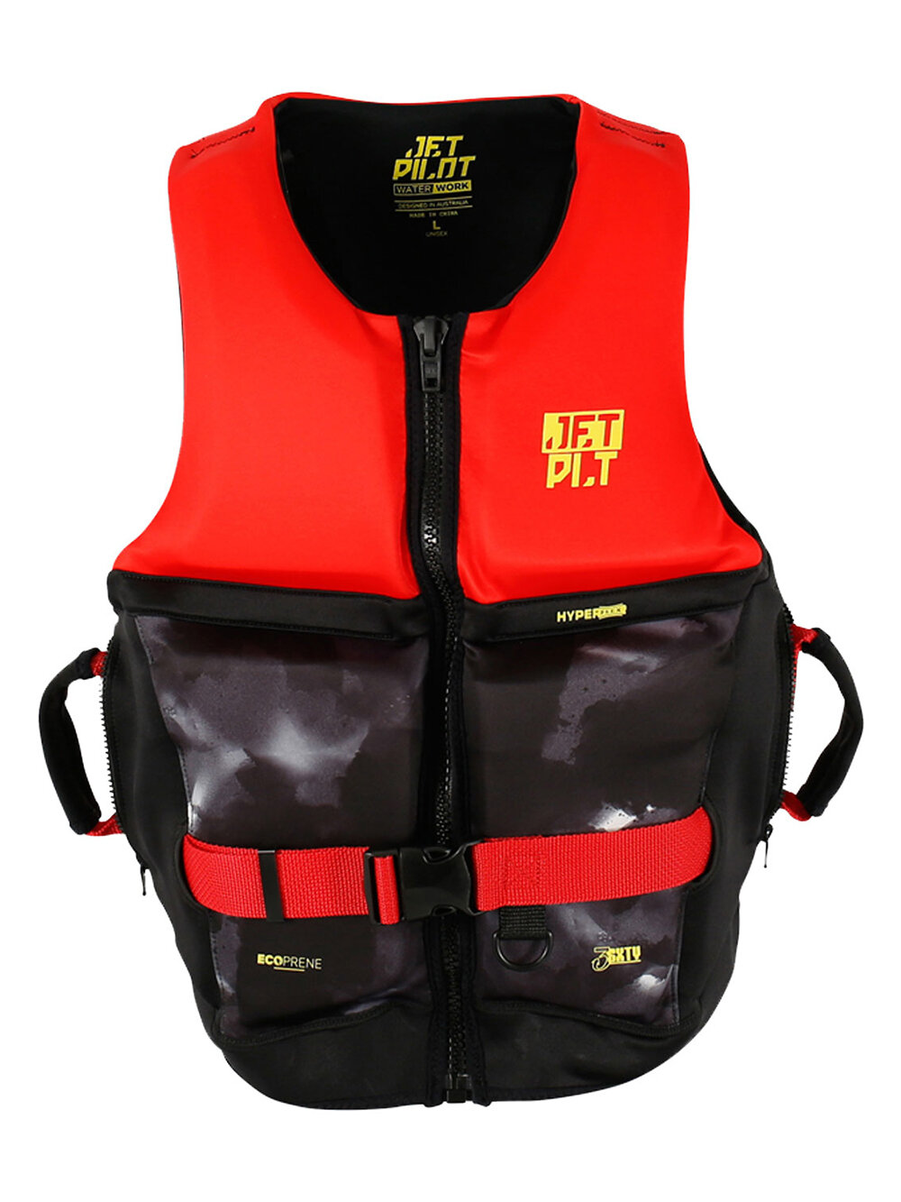 Спасательный жилет для гидроцикла Jetpilot 3sxty hyperflex s-grip eco red, размер XL
