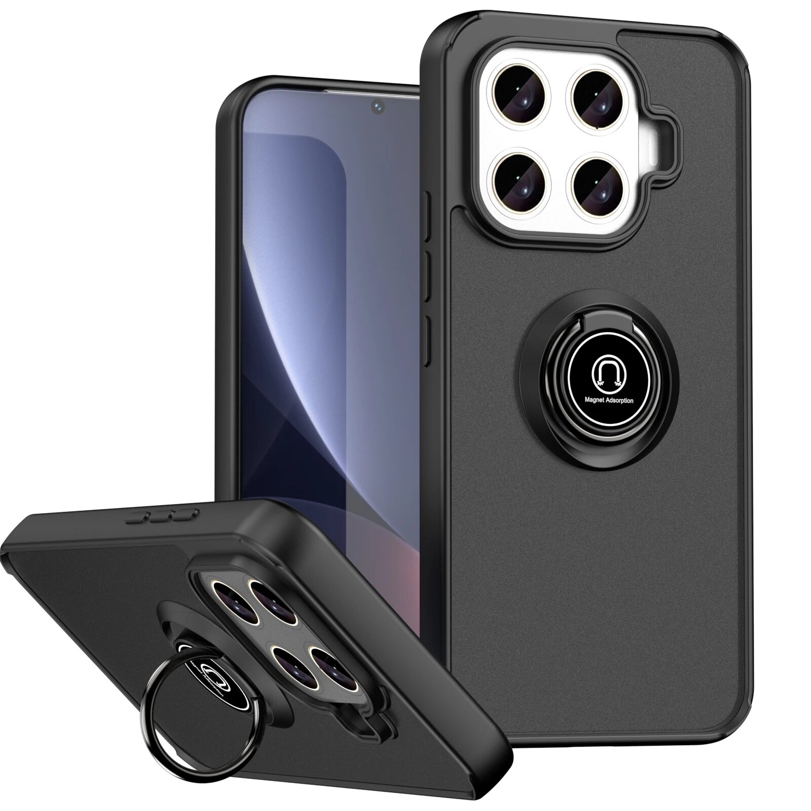 Чехол-накладка с креплением 360° и магнитом Xiaomi 17T Black