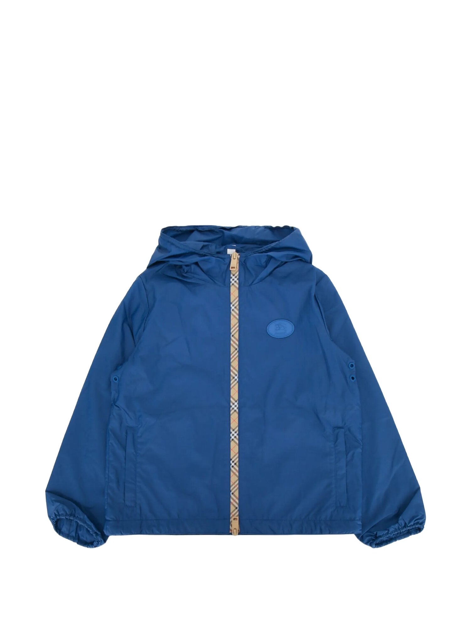 Куртка Check-trim hooded jacket