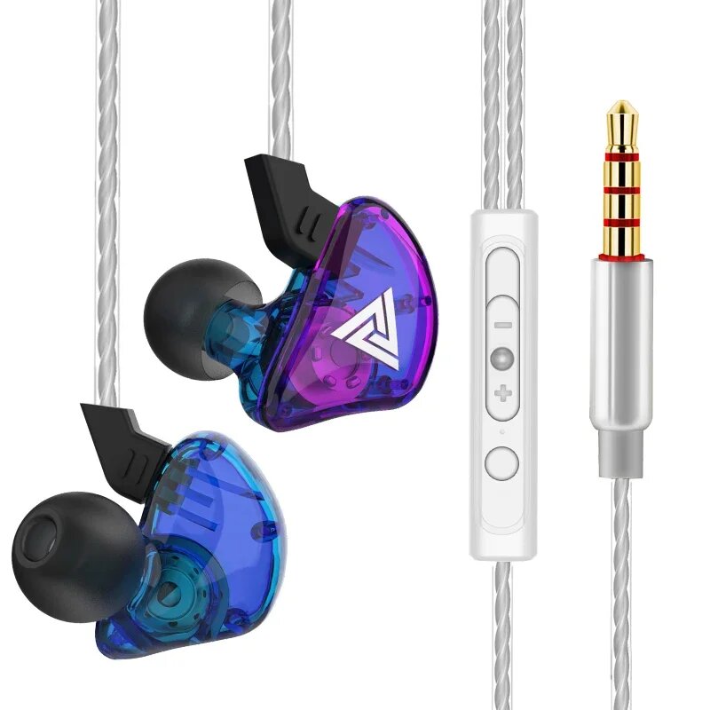 VIKEFON QKZ AK3 FiLe проводные наушники с микрофоном QKZ CK5 Color