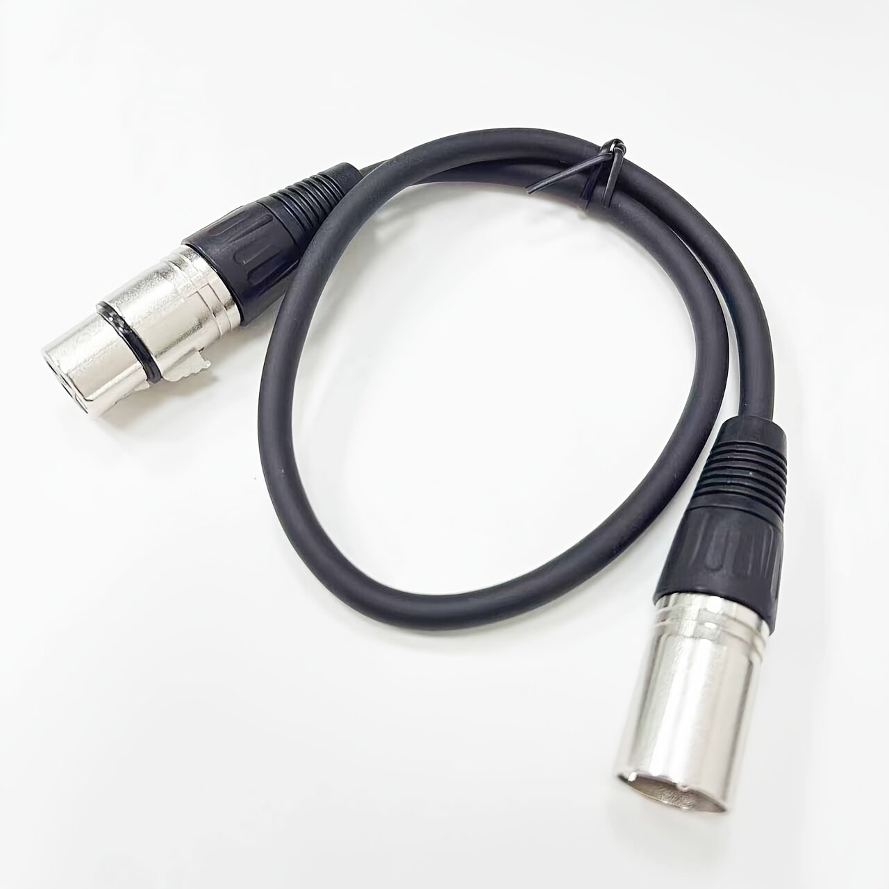 Балансный аудиокабель XLR (папа-мама) из чистой меди, для звуковой карты, микрофона, микшерного пульта, черный