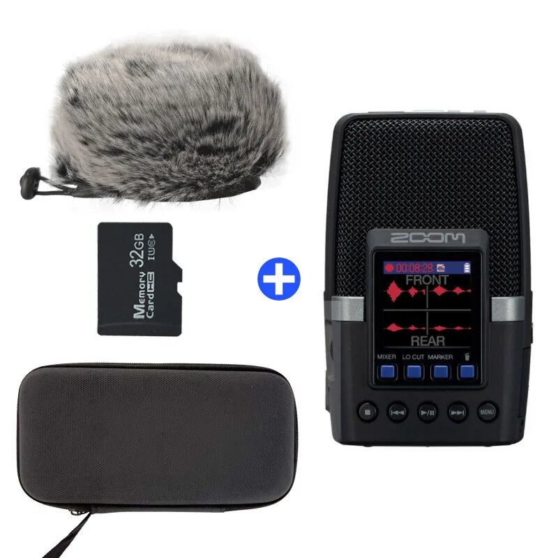 Цифровой диктофон ZOOM H2 Essential Черный, H2e Accessory Kit 3